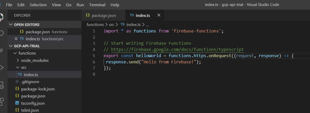 Cloud Functions for Firebase の開発環境をととのえる | Glob